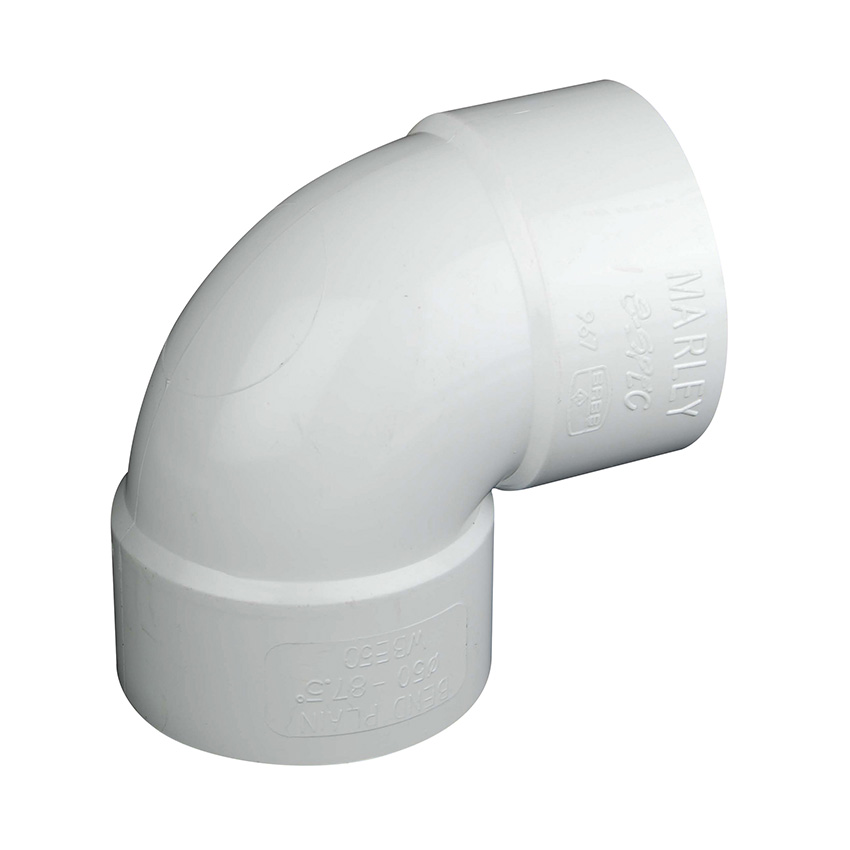 Marley Pipe Systems Bend Plain 90deg 50mm – Vereeniging Builders